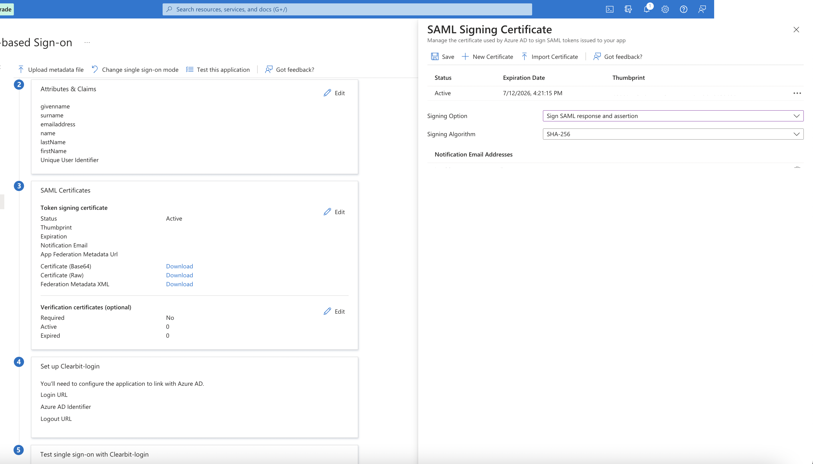 Legacy: Set up SAML authentication with Azure – Help Center | Clearbit ... Legacy: Set up SAML authentication with Azure – Help Center | Clearbit ...